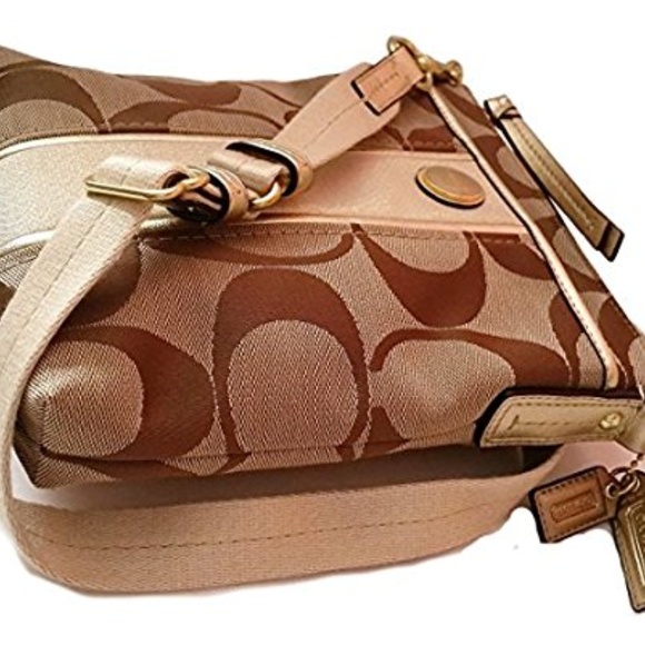 Coach | Bags | Coach Signature Stripe Swingpack Crossbody Bag | Poshmark